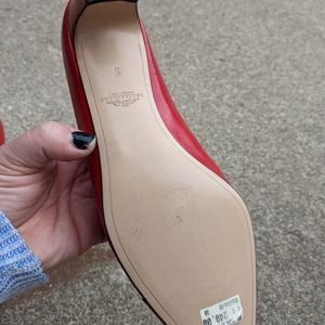 Bally | Shoes | Vintage Bally Red Leather Heels Switzerland Size 5 New ...